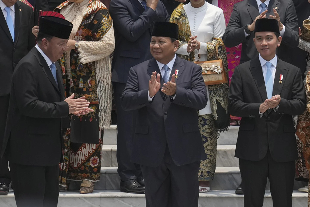 New President Subianto swears in Indonesia’s largest Cabinet since 1966 ...